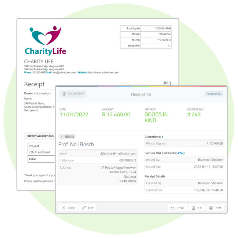 The easy way to generate donation receipts