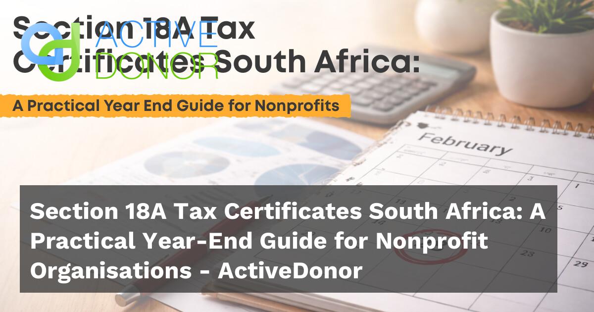 Section 18A Tax Certificates South Africa: A Practical Year-End Guide ...
