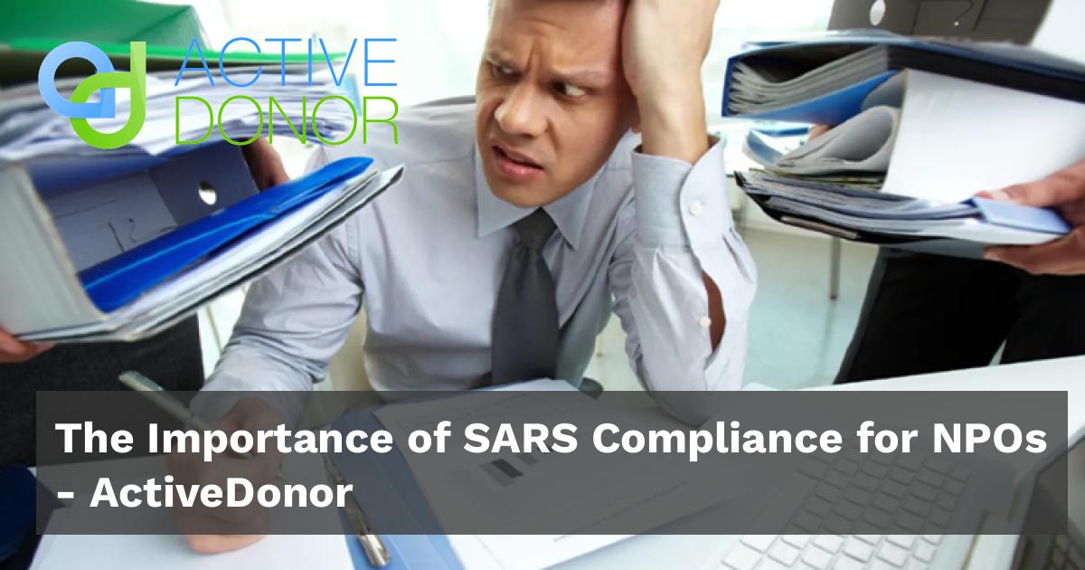 The Importance of SARS compliance for NPOs and PBOs